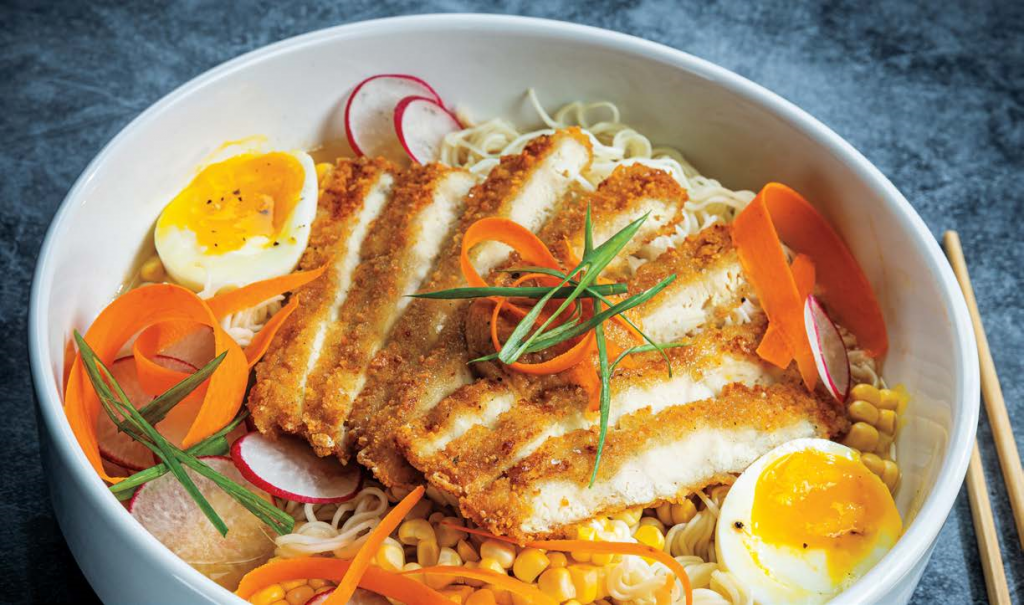 Crispy Chicken and Miso Butter Corn Ramen | Sysco Foodie