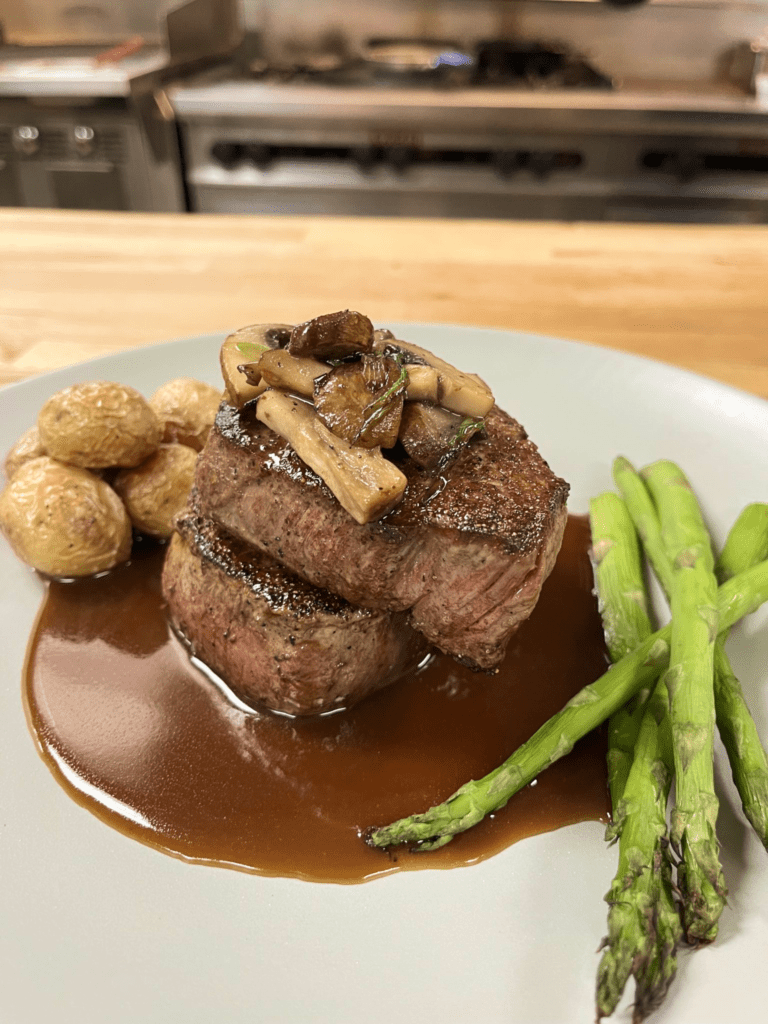 CAB Filet Mignon with Red Wine Demi-Glace | Sysco Foodie