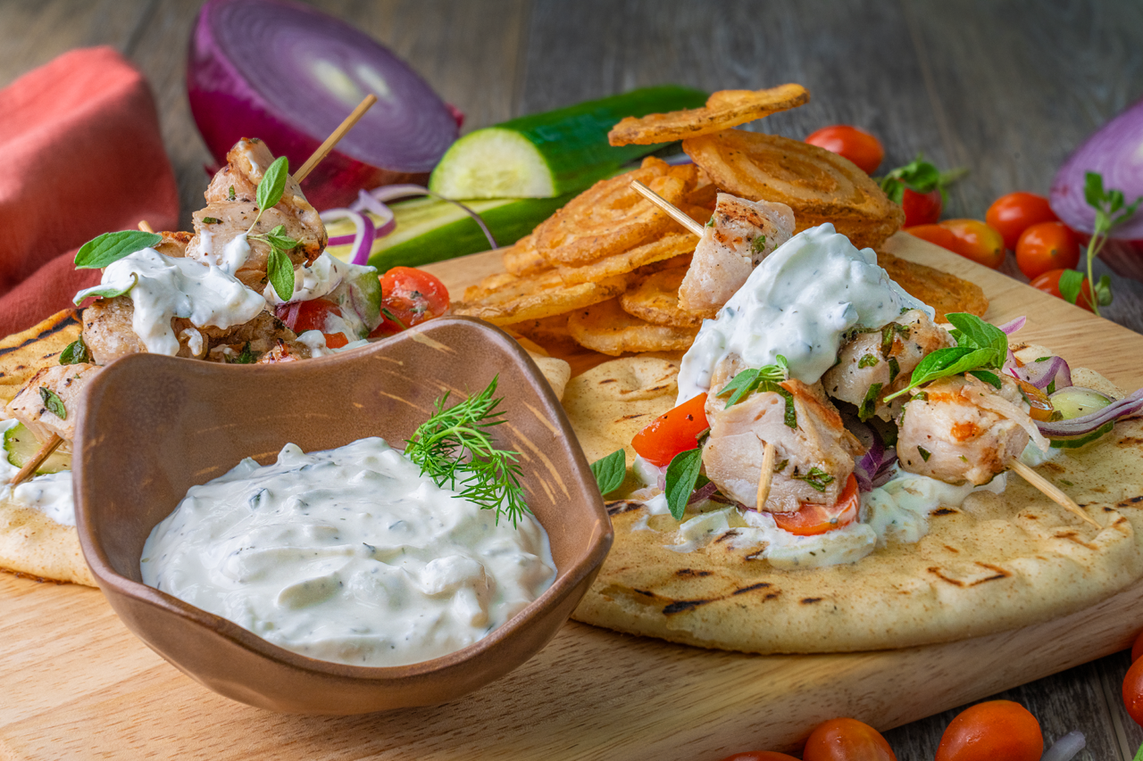 Grilled Sous Vide Chicken with Greek Yogurt Tzatziki Sauce | Sysco Foodie
