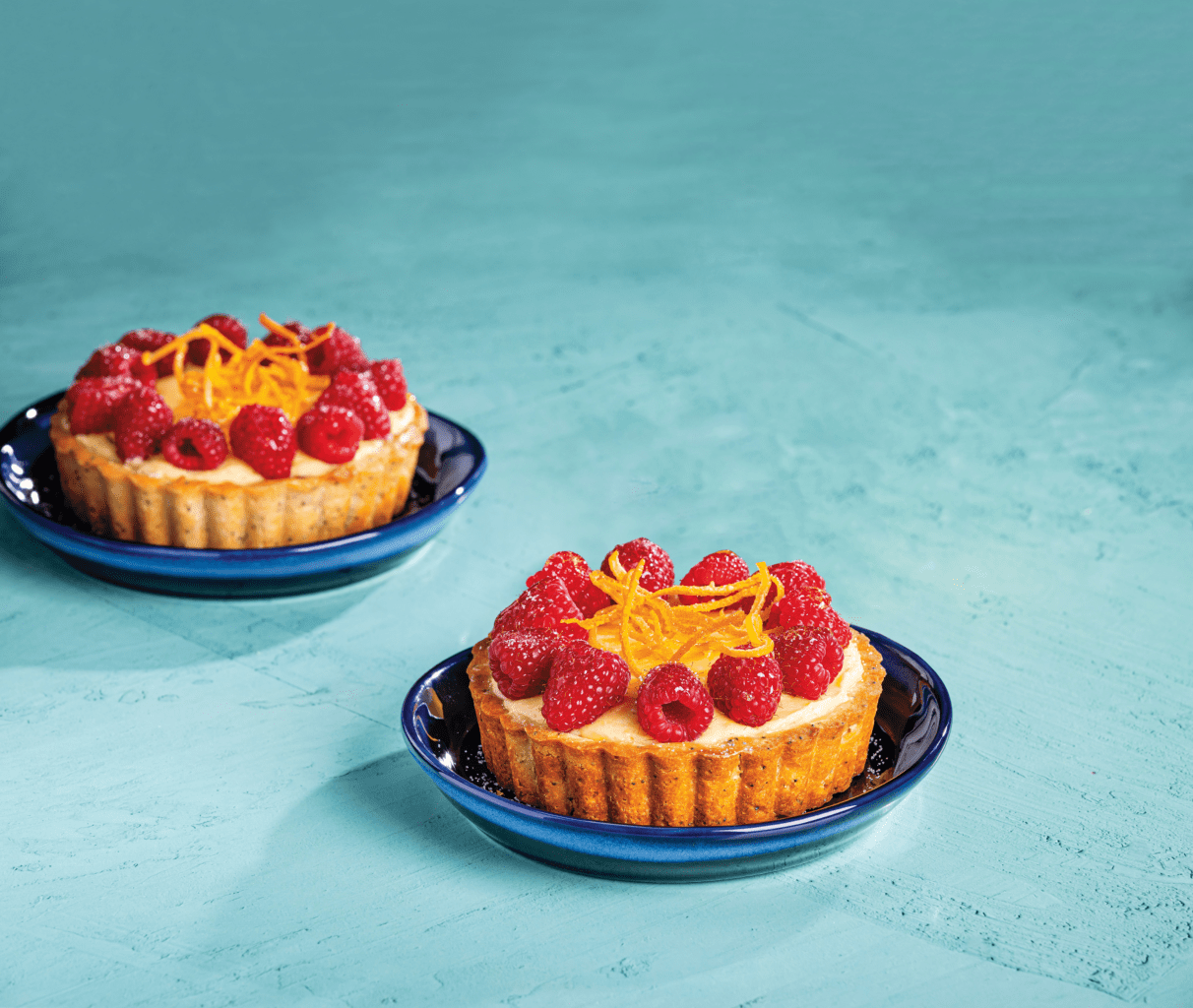 Lemon, Poppy Seed, & Raspberry Tart | Sysco Foodie